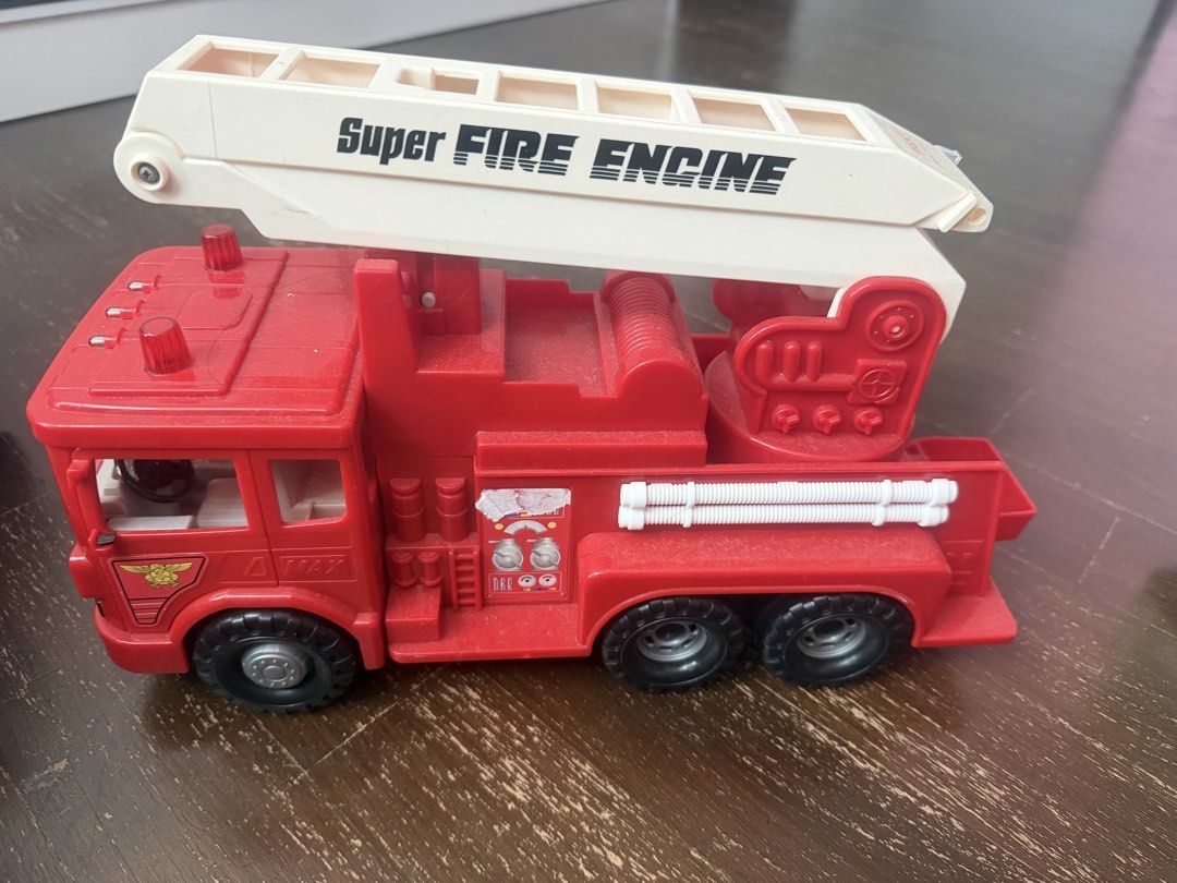 Daesung Toy Trucks Set - Fire Engine, Ambulance, Cement Truck, Hobbies ...