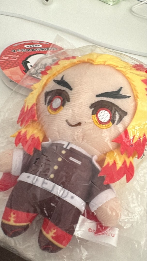 Demon Slayer Rengoku Plushie, Hobbies & Toys, Toys & Games on Carousell