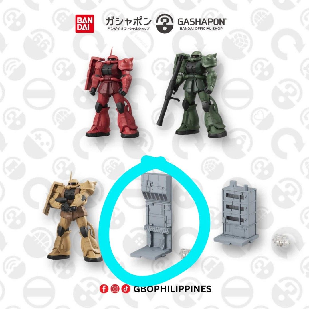 Gashapon Gundam Luminous Zaku II Diorama, Hobbies & Toys, Toys & Games ...
