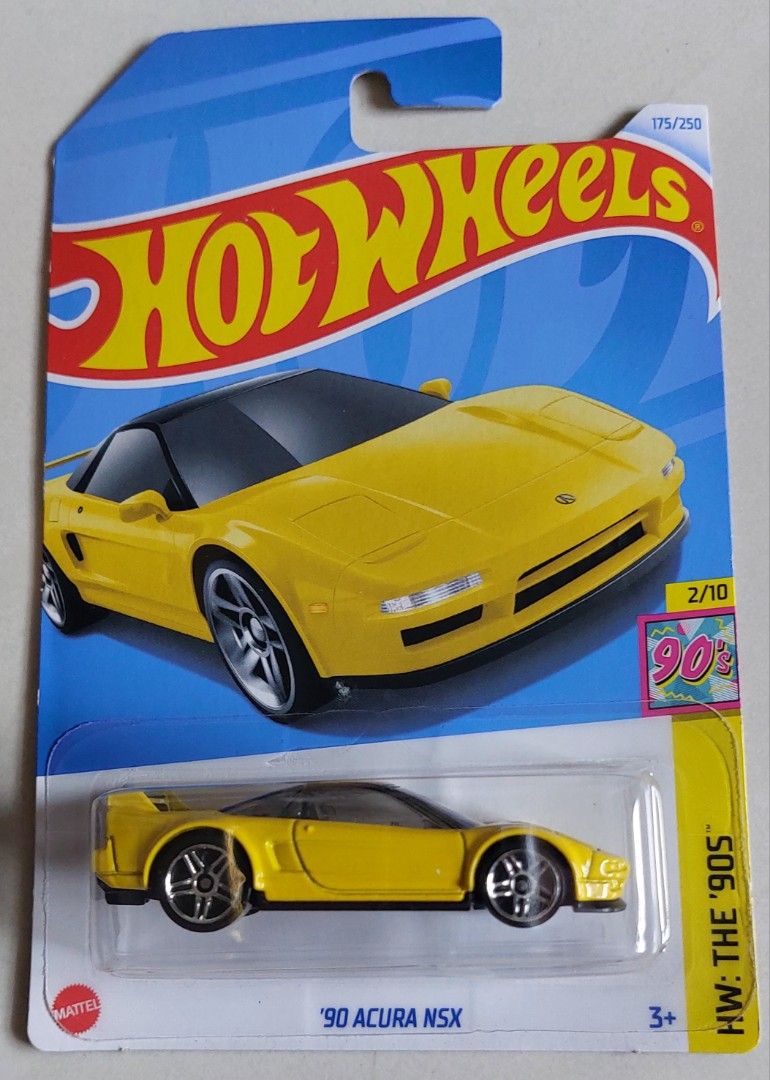Hot Wheels '90 Acura NSX - Yellow, Hobbies & Toys, Toys & Games on ...