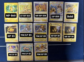$1 Raichu Pokemon Cards, Hobbies & Toys, Toys & Games on Carousell