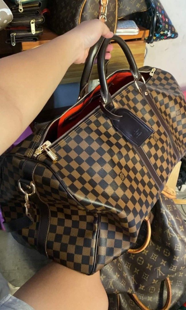 Louis Vuitton Damier Canvas Keepall 50 Bag, Luxury, Bags & Wallets on ...