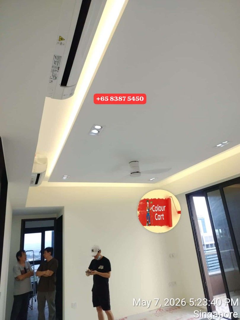 Modern L-Box & False ceiling Installation, Drop ceiling, Gypsum ceiling ...