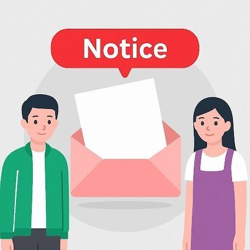 Notice, Announcements on Carousell