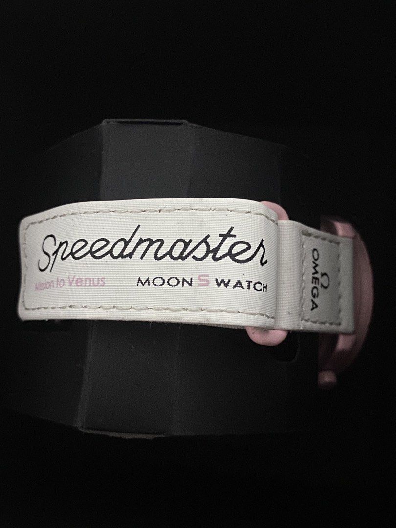 Omega x Swatch Moonswatch Mission to Venus Pink Watch, Women's Fashion ...