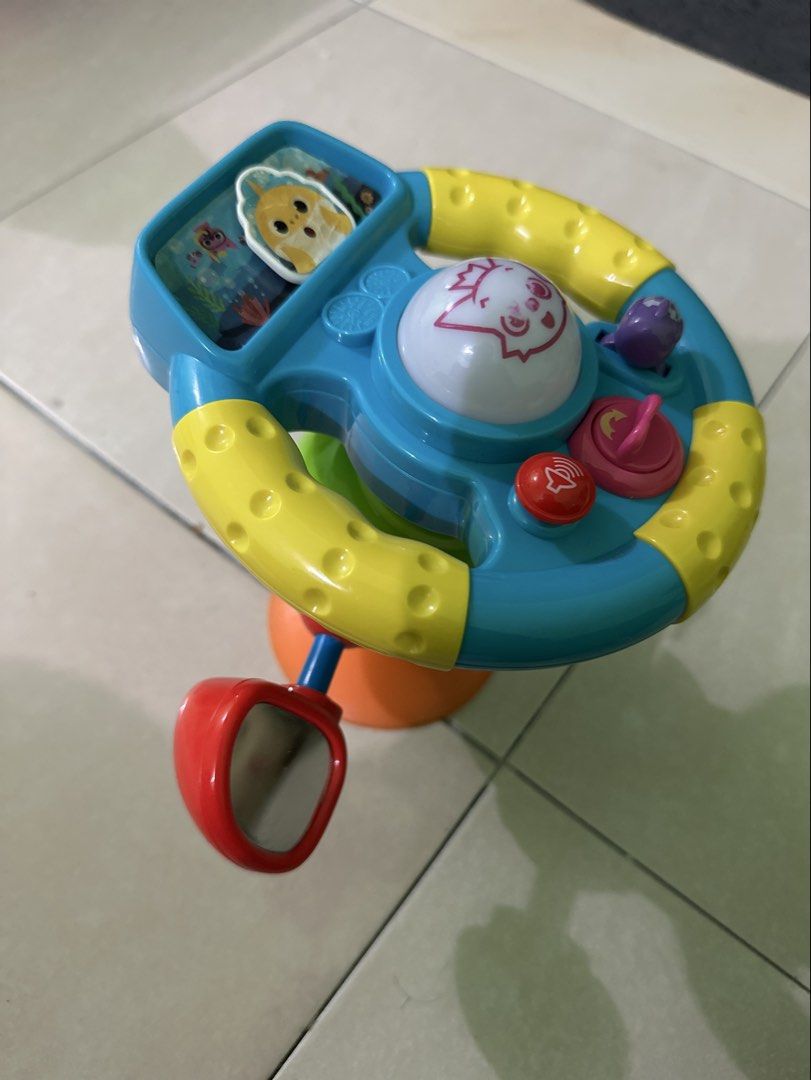 Pinkfong Baby Shark Steering, Hobbies & Toys, Toys & Games on Carousell