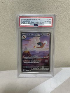 2023 Pokemon Mew EN Charizard ex #199 Special Illustration Rare PSA 10 ...