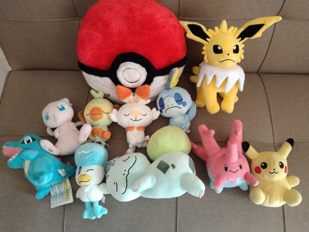 Pokemon Plush Toys, Hobbies & Toys, Toys & Games on Carousell