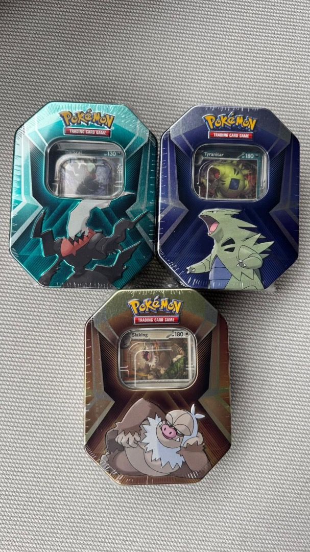 Pokemon TCG Tin - Triple Whammy Tins - Sealed, Hobbies & Toys, Toys ...
