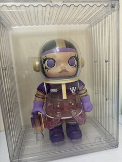 Pop Mart Mega Space Molly 100% Clot Olive Alienegra collectible figure ...