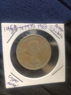 1963 Canada Queen Elizabeth II 1 Cent Coin, Hobbies & Toys, Memorabilia ...