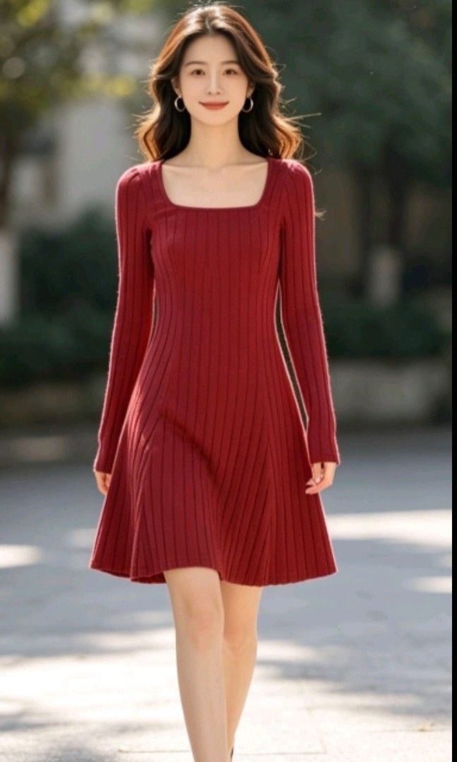 Beautiful Red Dress, Women's Fashion, Dresses & Sets, Dresses on Carousell