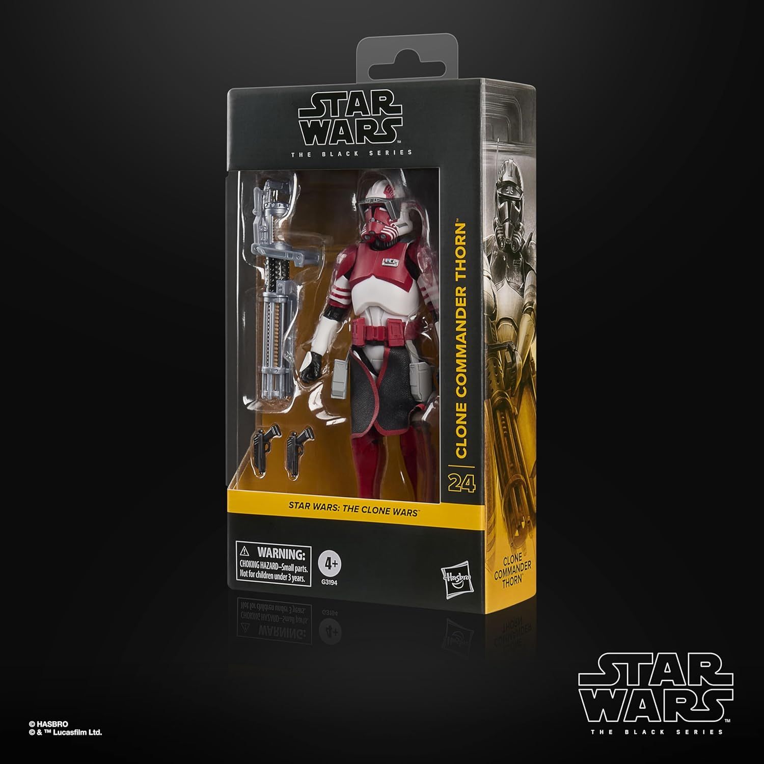 Star Wars The Black Series Clone Commander Thorn, Star Wars: The Clone ...