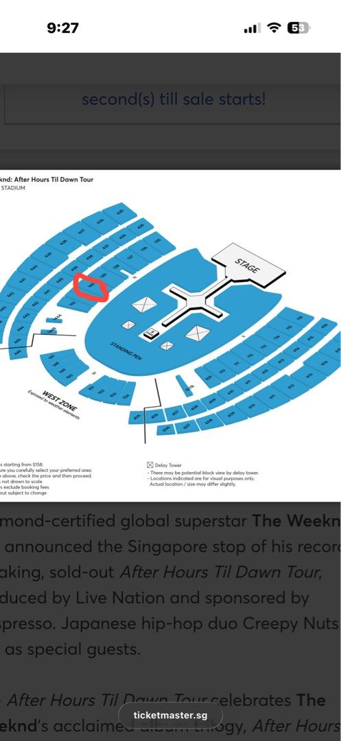 The weeknd concert, Tickets & Vouchers, Event Tickets on Carousell