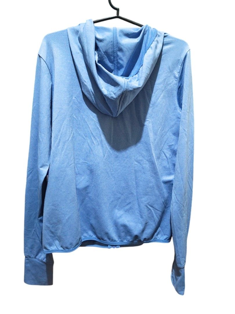 Uniqlo Airism Hoodie - Blue, Women's Fashion, Coats, Jackets and ...