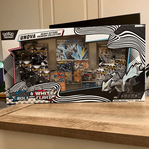 Unova Heavy Hitters Premium Collection Black Bolt White Flare Pokemon ...