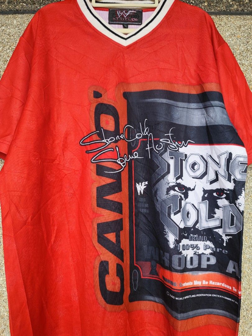 WWE JERSEY STONE COLD DATED 2000, Men's Fashion, Tops & Sets, Tshirts ...