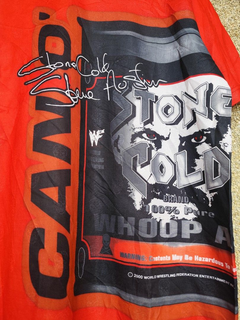 WWE JERSEY STONE COLD DATED 2000, Men's Fashion, Tops & Sets, Tshirts ...