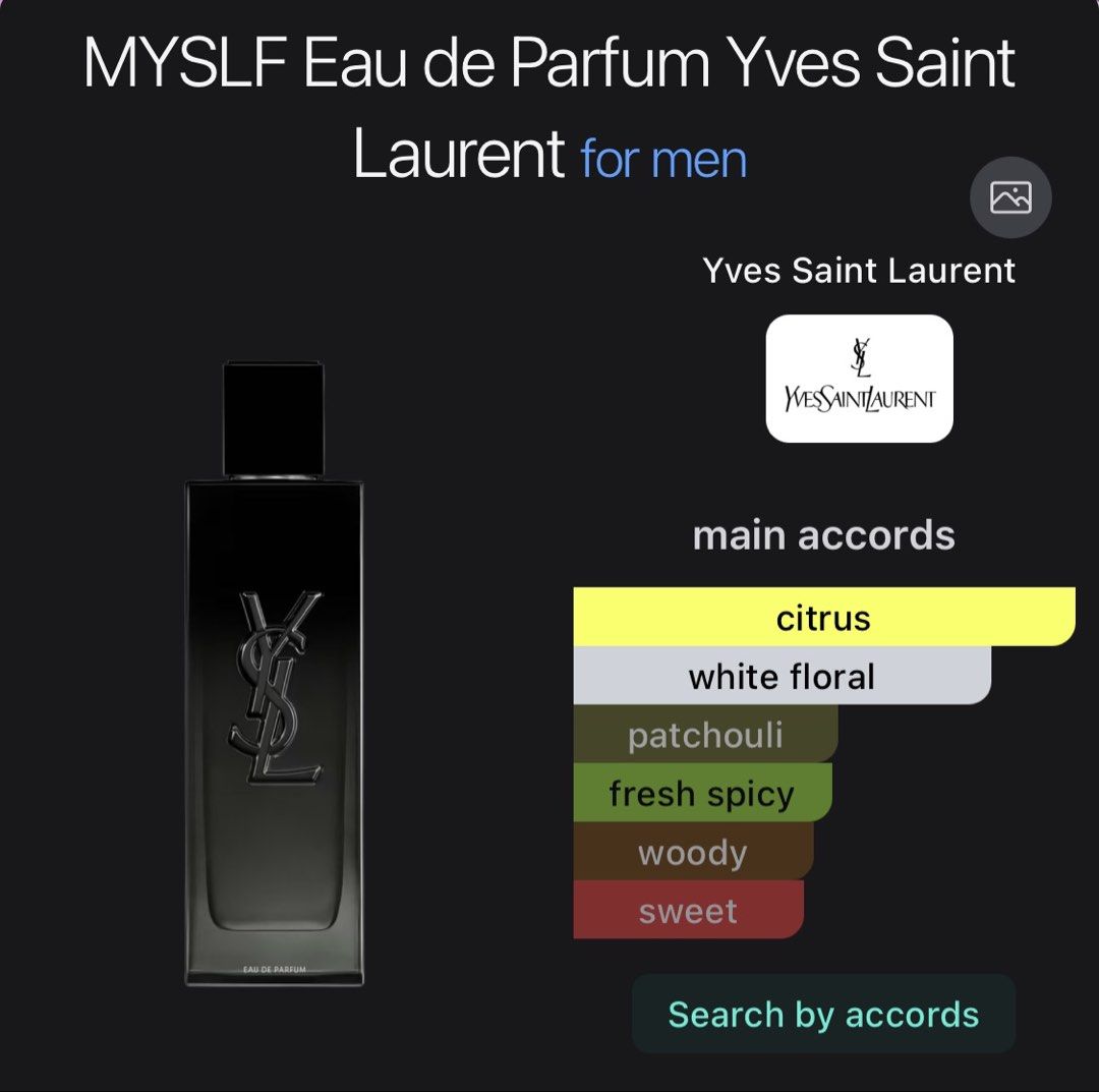YSL MYSLF EDP 60ml, Beauty & Personal Care, Fragrance & Deodorants on ...