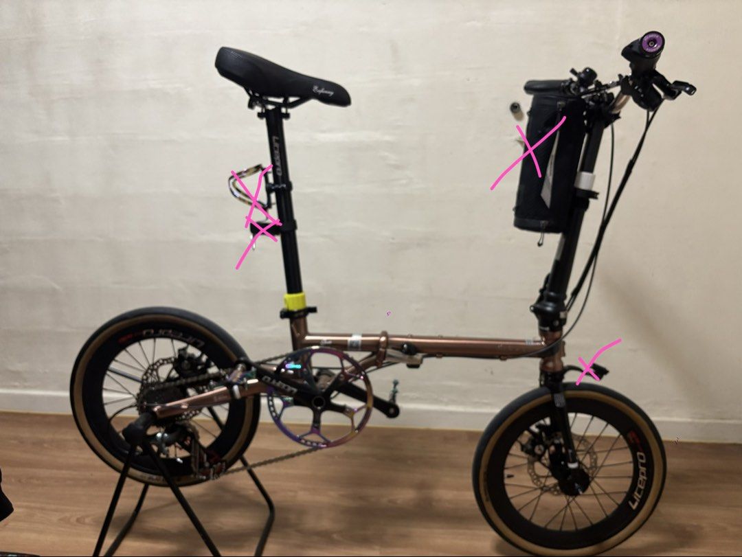 16” fnhon gust Folding Bike, Sports Equipment, Bicycles & Parts ...
