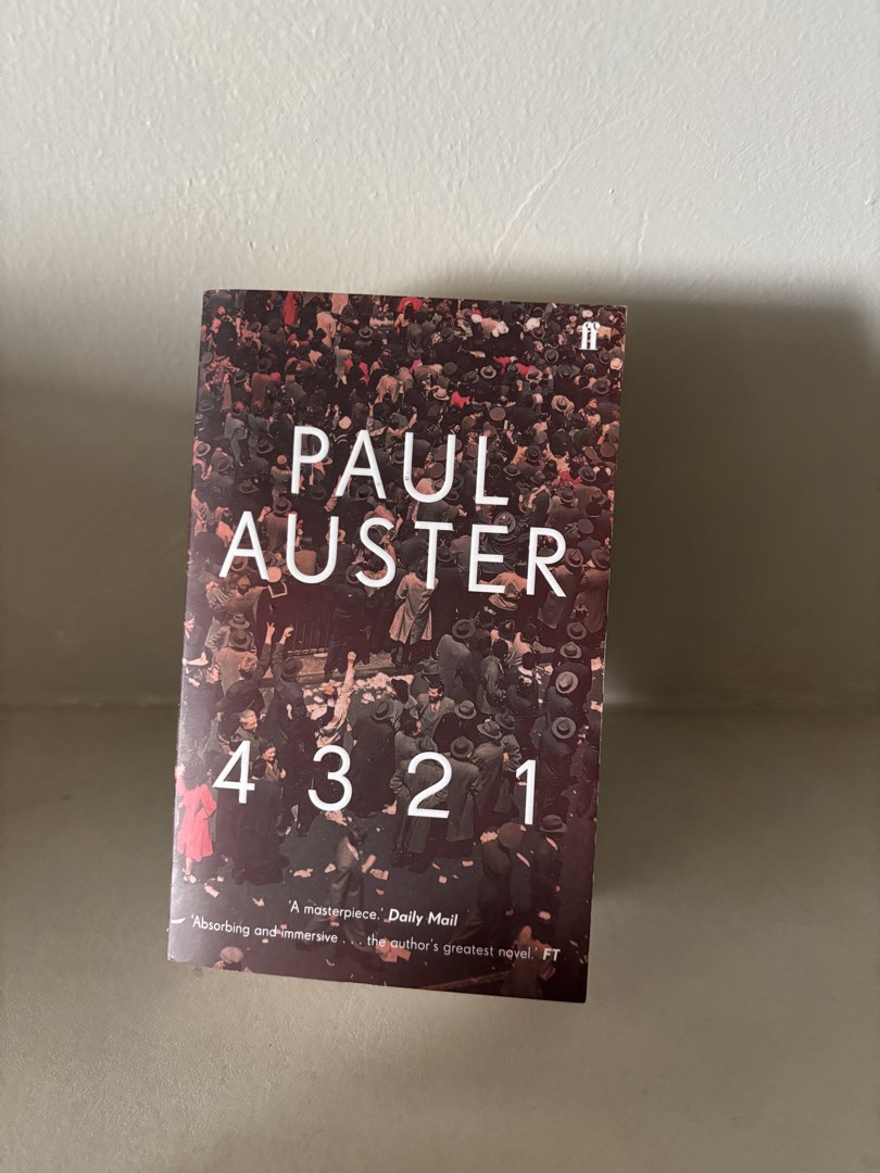 4 3 2 1 by Paul Auster, Hobbies & Toys, Books & Magazines, Fiction ...
