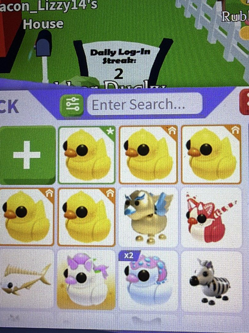 Adopt Me! Neon Duckling, Video Gaming, Gaming Accessories, In-Game ...