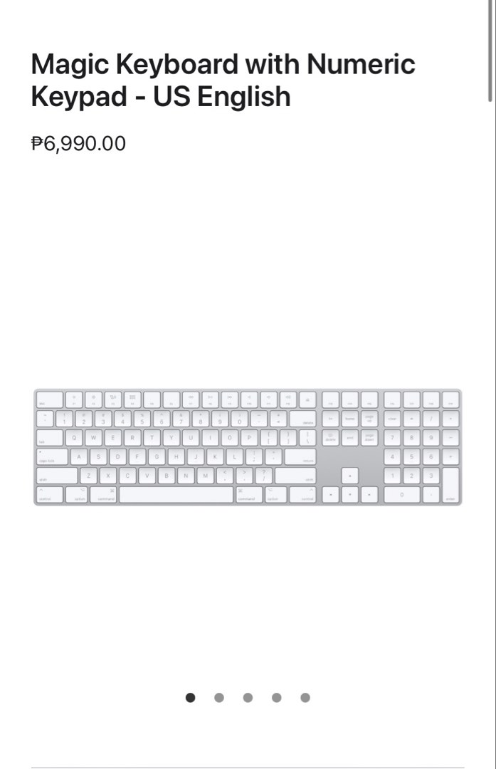 Apple Magic Keyboard with Numeric Keypad in space gray (discontinued ...