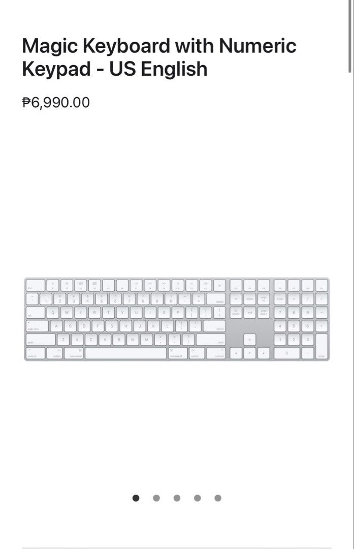 Apple Magic Keyboard with Numeric Keypad in space gray (discontinued ...