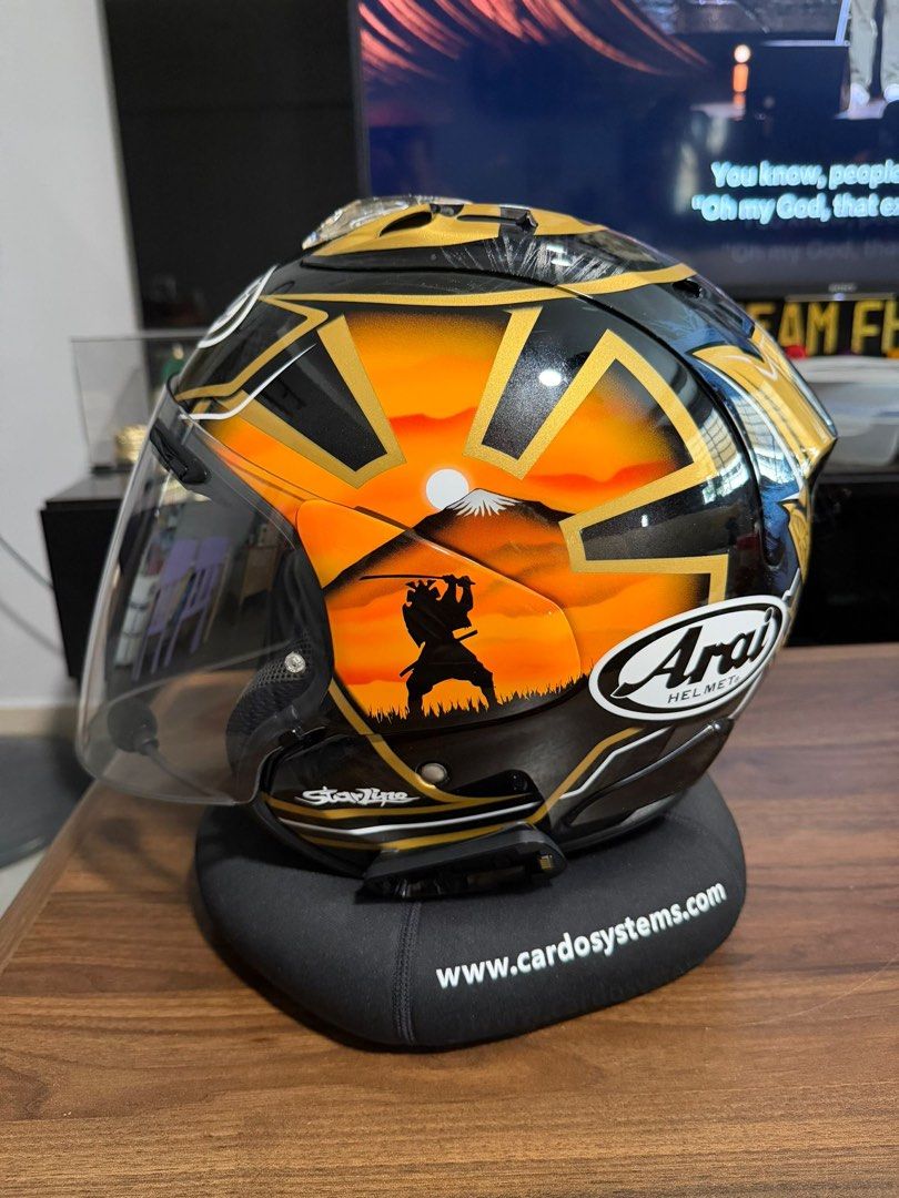 Arai Helmet - Pedrosa Samurai size L, Motorcycles, Motorcycle Apparel ...