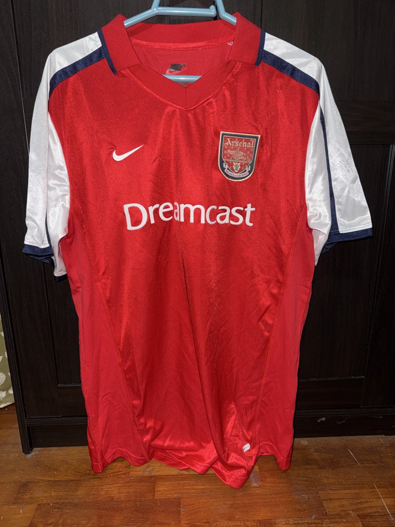 Arsenal Dreamcast Jersey - XL, Men's Fashion, Activewear on Carousell