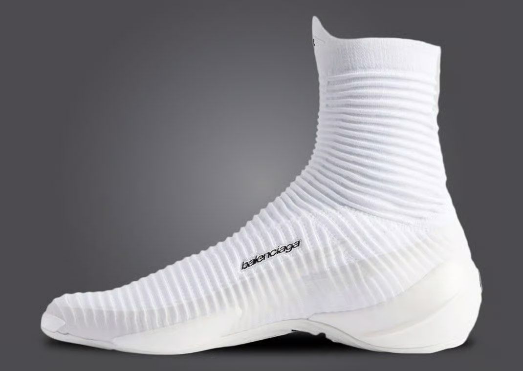 Balenciaga x Under Armour UA Speed Trainer Hyper Sneakers in White ...