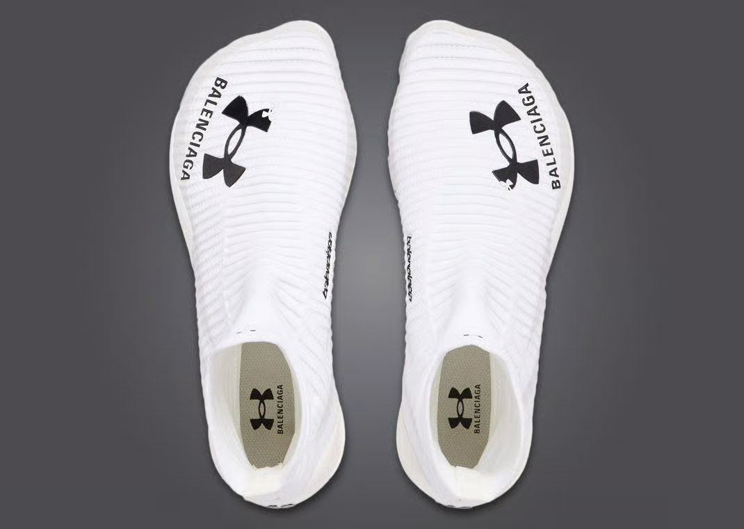 Balenciaga x Under Armour UA Speed Trainer Hyper Sneakers in White ...