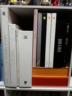 wts SET ONLY onhand bts signed be deluxe album & bts lightstick ver 4 ...