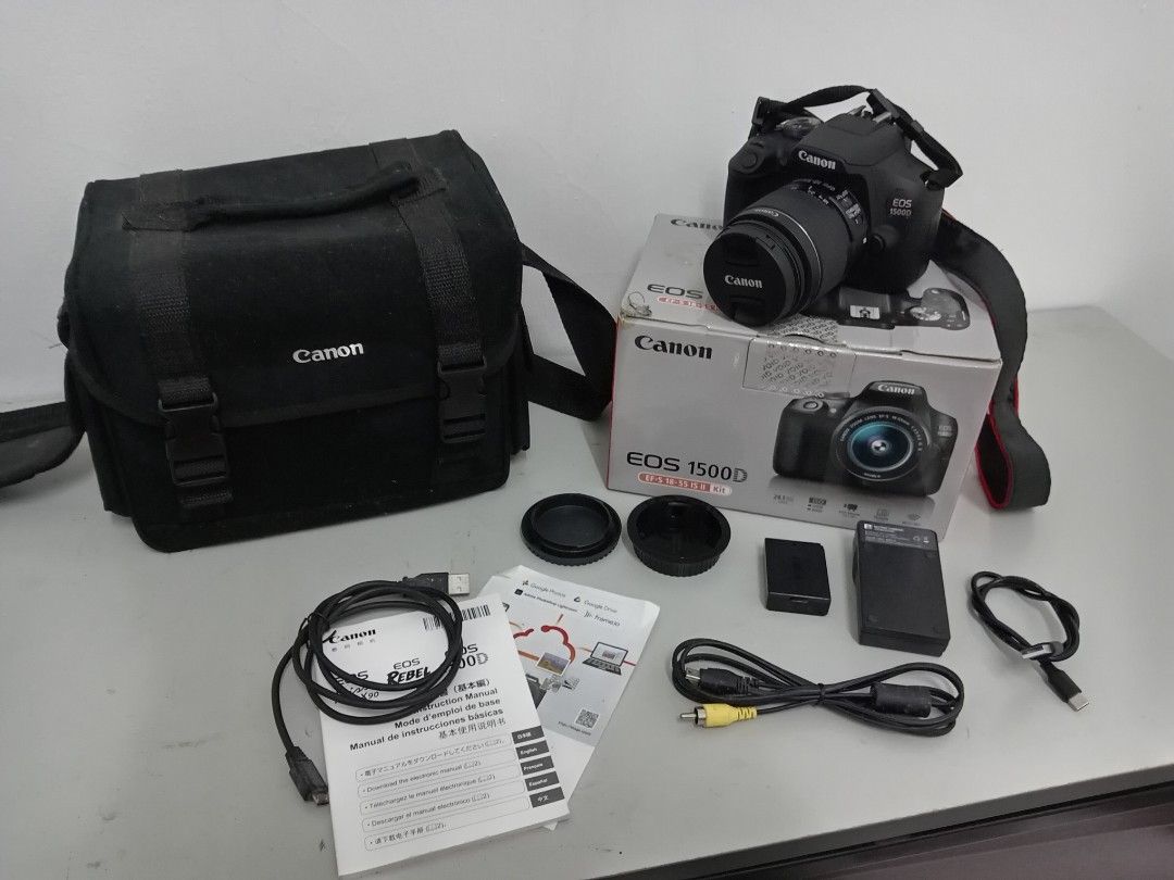Canon 1500D DSLR Camera, Photography, Cameras on Carousell