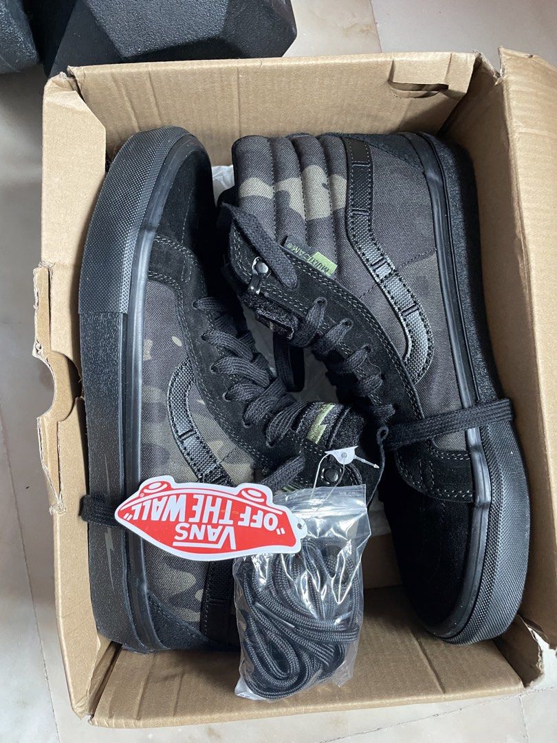 Defcon style Multicam Black Hi Cut Skate Shoes, Men's Fashion, Footwear ...