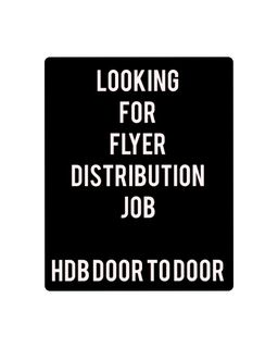 HDB Letter Box Flyer Distributors Needed, Jobs, Internships & Others on ...