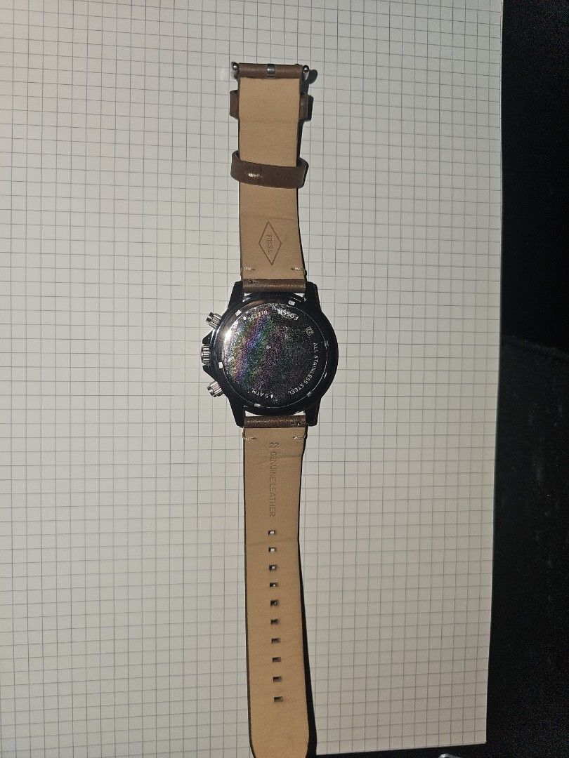 Fossil Chronograph Watch with Blue Dial, Men's Fashion, Watches ...
