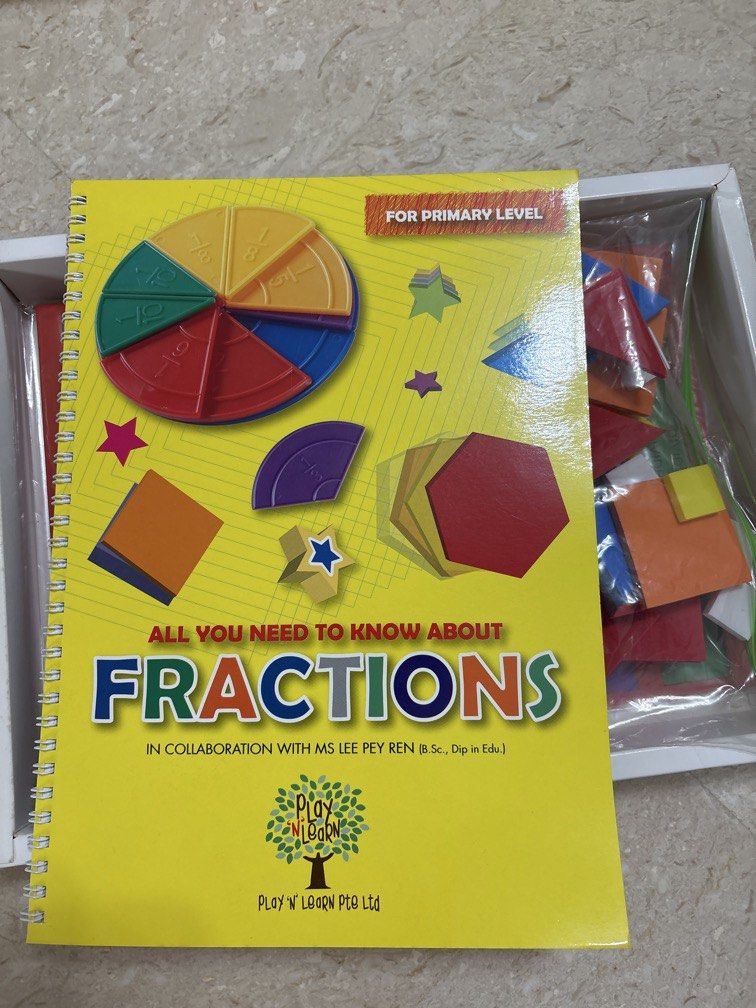 Fractions educational game, Hobbies & Toys, Toys & Games on Carousell