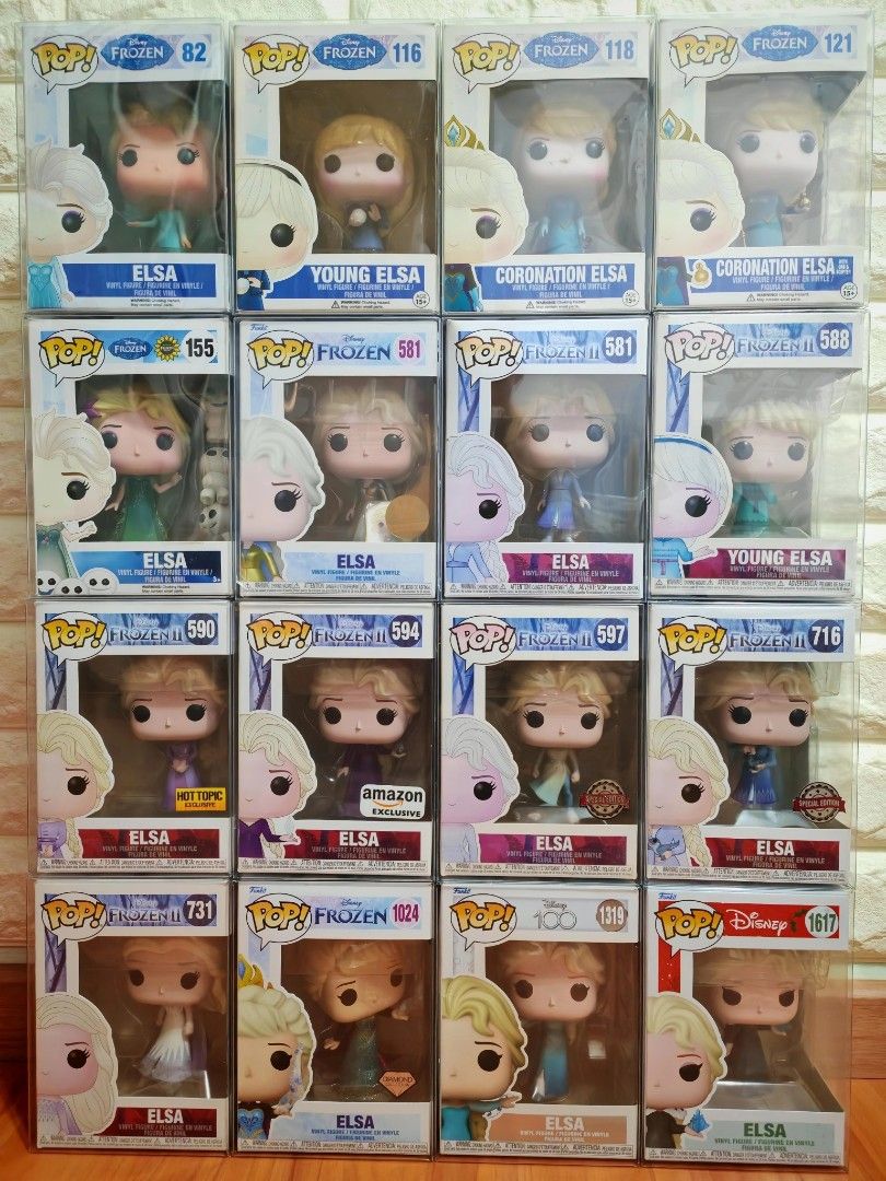 Full set Elsa Funko Pop! Frozen Elsa Figures - Various, Hobbies & Toys ...
