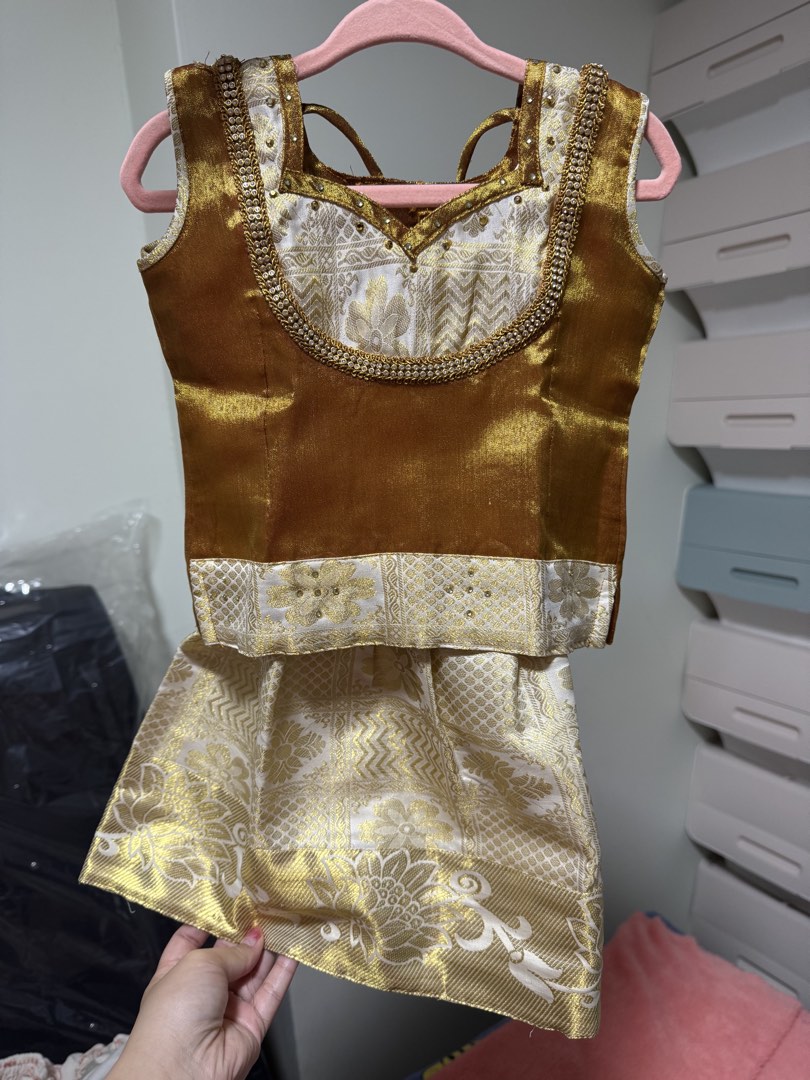 Girl 1-2 YO Lehenga Indian Deepavali Costume, Babies & Kids, Babies ...