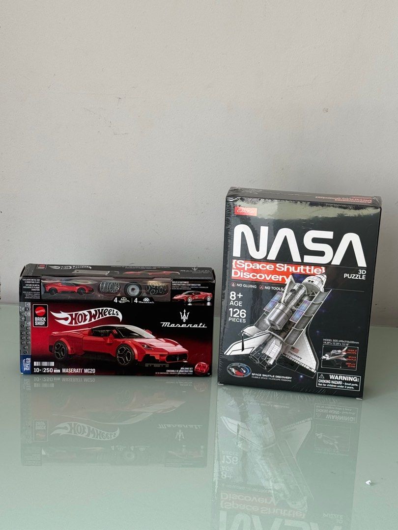 Hot Wheels Maserati MC20 & NASA Space Shuttle Puzzle, Hobbies & Toys ...