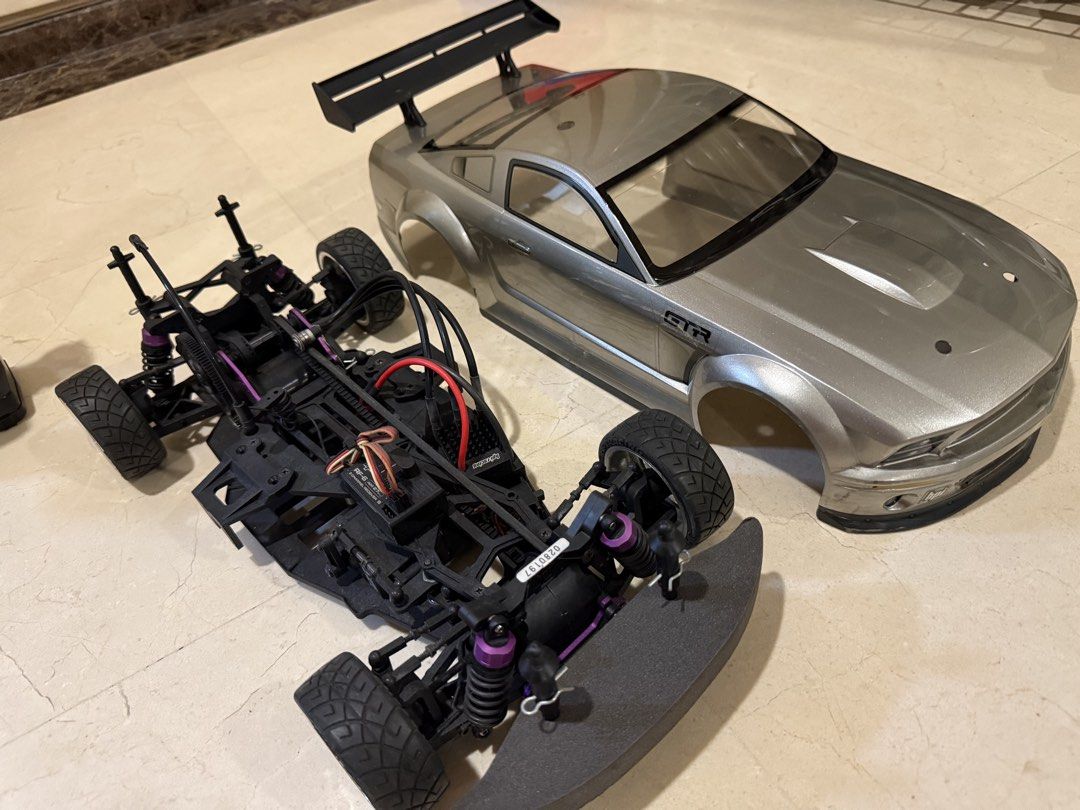HPI Racing Mustang GTR RC Car, Hobbies & Toys, Toys & Games on Carousell