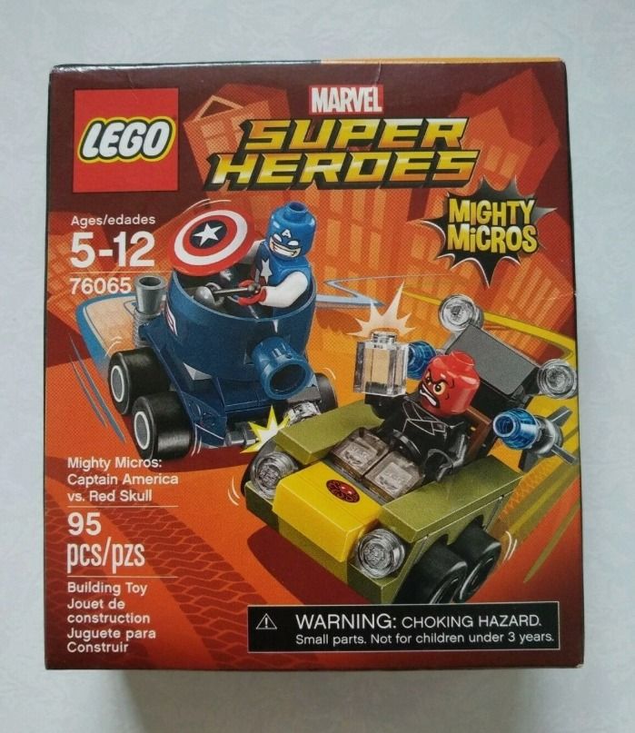 LEGO Captain America vs Red Skull Marvel Super Heroes 76065 Building ...