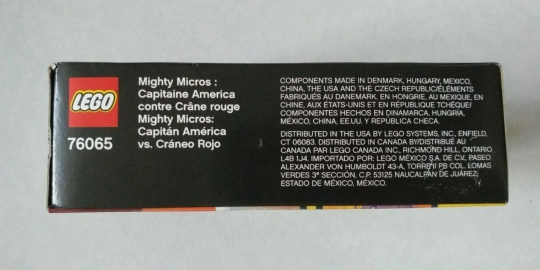 LEGO Captain America vs Red Skull Marvel Super Heroes 76065 Building ...
