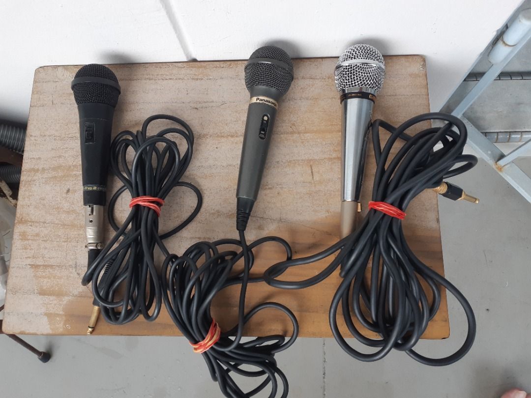 Microphone Karaoke Vintage, Audio, Microphones on Carousell