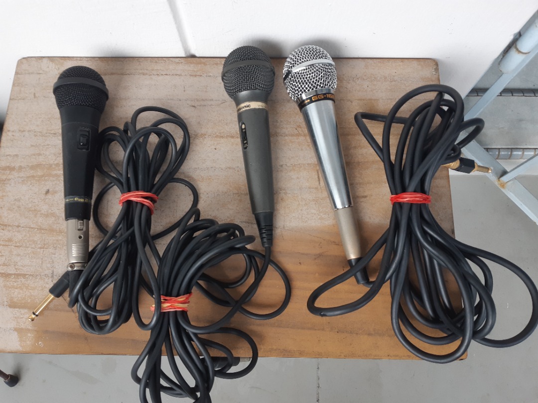 Microphone Karaoke Vintage, Audio, Microphones on Carousell