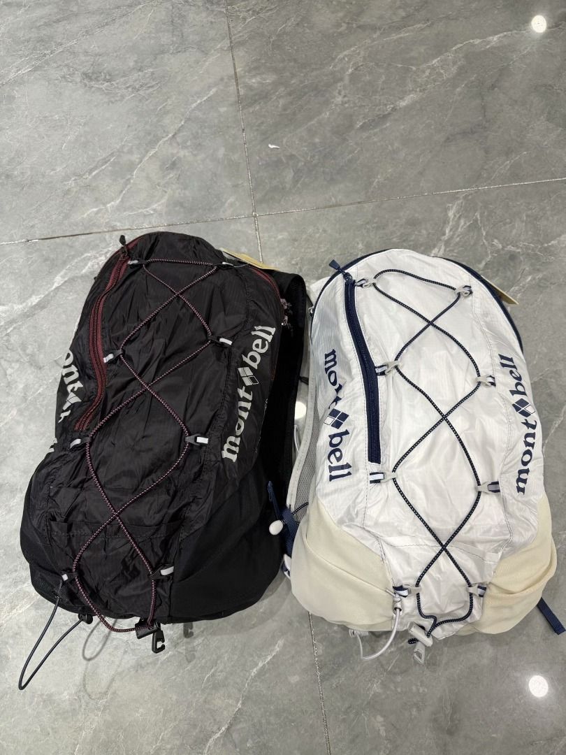 Montbell Cross Runner Pack 15L Ultralight Backpack (Black / White), Men ...