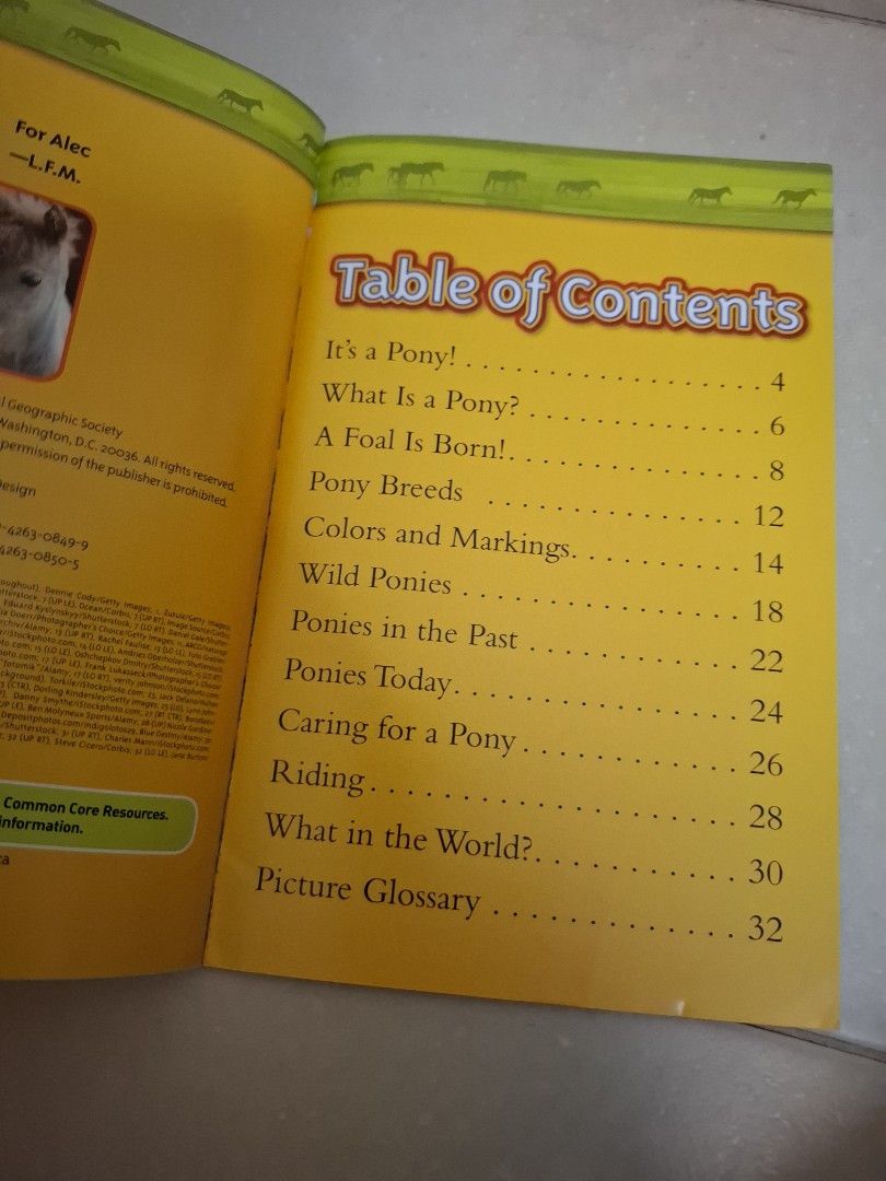 National Geographic Kids Ponies Book, Hobbies & Toys, Books & Magazines ...