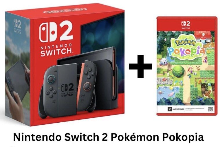 Nintendo Switch 2 Console + Pokemon Pokopia Game, Video Gaming, Video ...