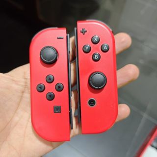 Nintendo Switch joycon Neon blue and Red Original, Video Gaming, Gaming ...